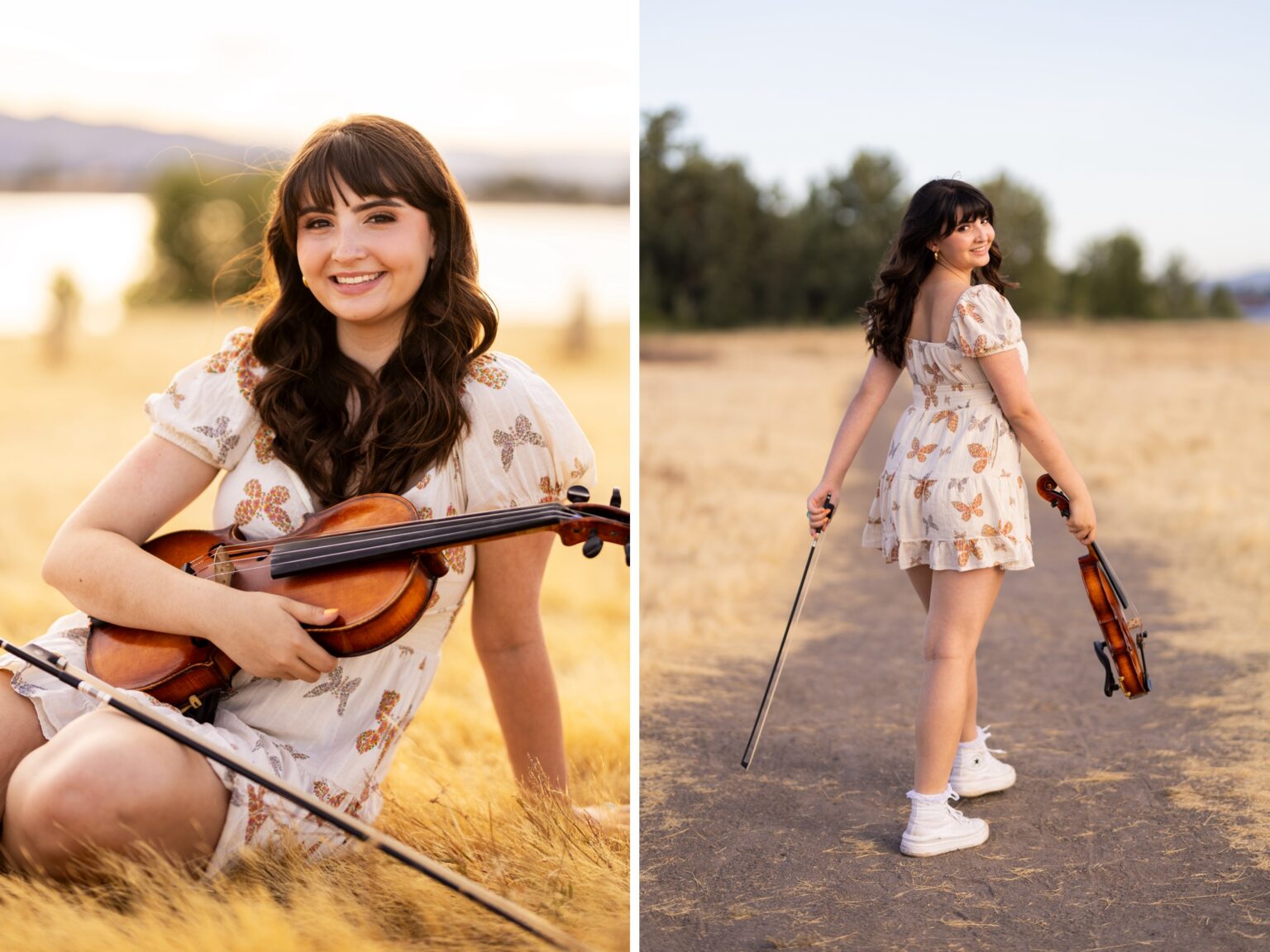 Violin Senior Portraits With Becca in Vancouver Washington - The Blog