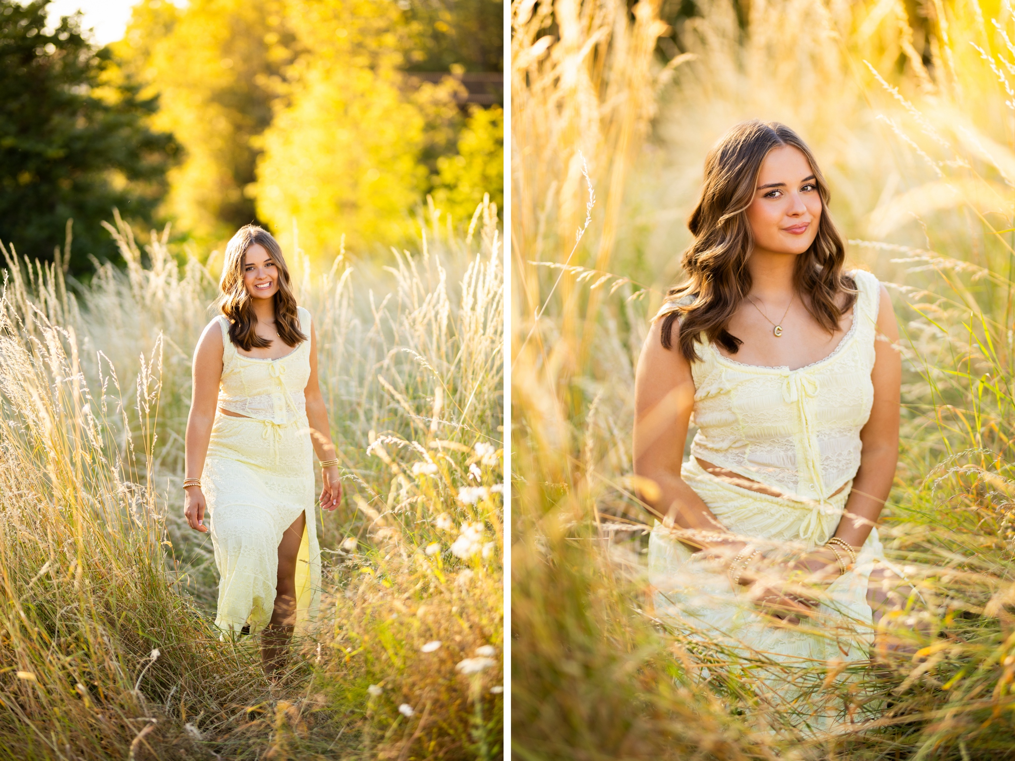 Urban and Grassy Field Looks for Clara's Senior Portraits in Vancouver ...