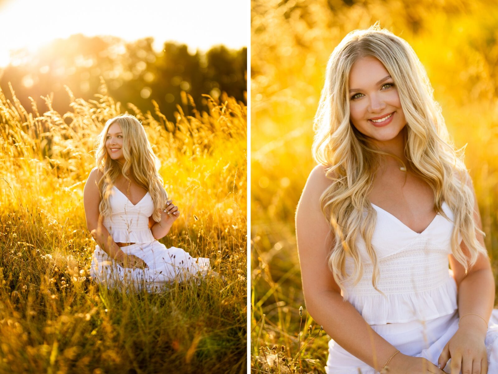 Beach and Country Field Senior Portraits in Portland, Oregon with ...