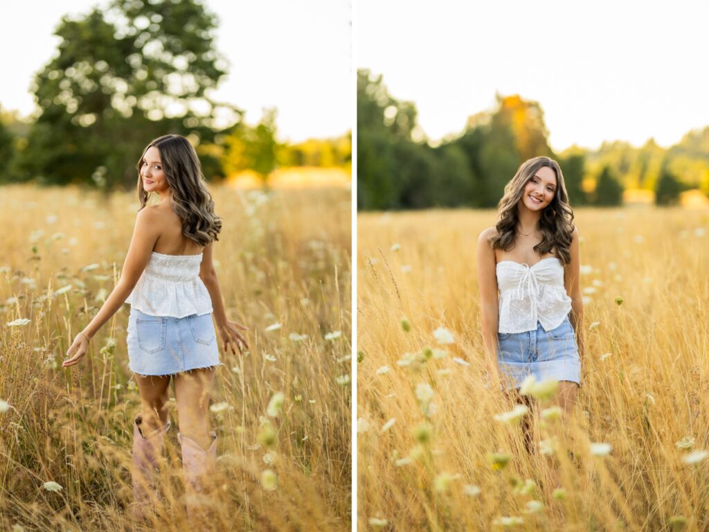 City Senior Portraits In Downtown Portland and Grassy Fields with Jadyn ...